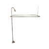ADD A Shower Kit Complete With Bathcock & 24" X 42" Curtain Ring - Wal ...
